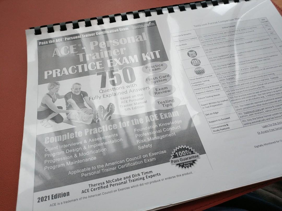 ACE-Personal Trainer Practice Exam Kit (750 Questions with Fully ...