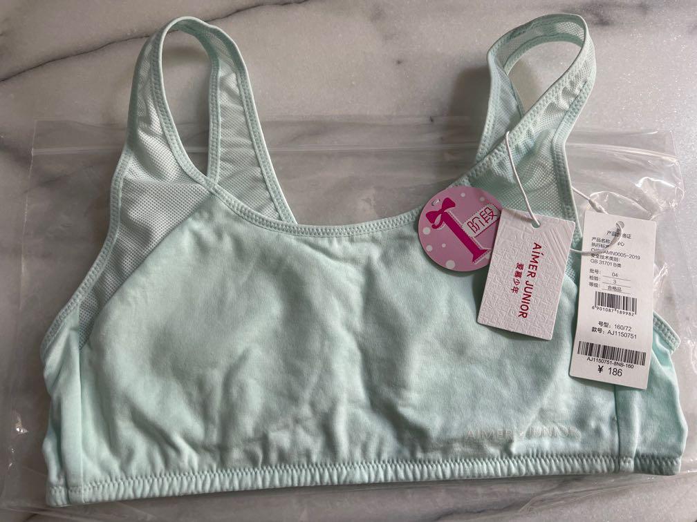 Aimer Junior/Kids wide strap wireless vest/bra, Babies & Kids, Babies ...