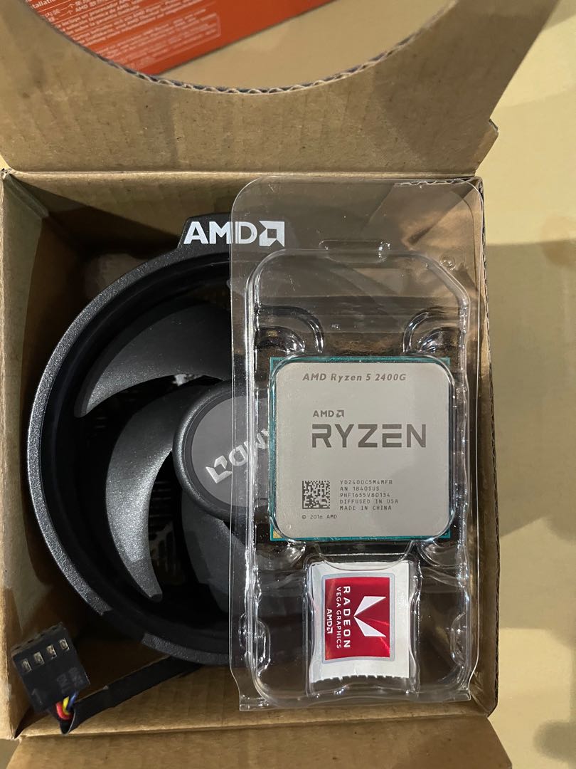 AMD Ryzen 5 2400g, Computers & Tech, Parts & Accessories, Computer ...