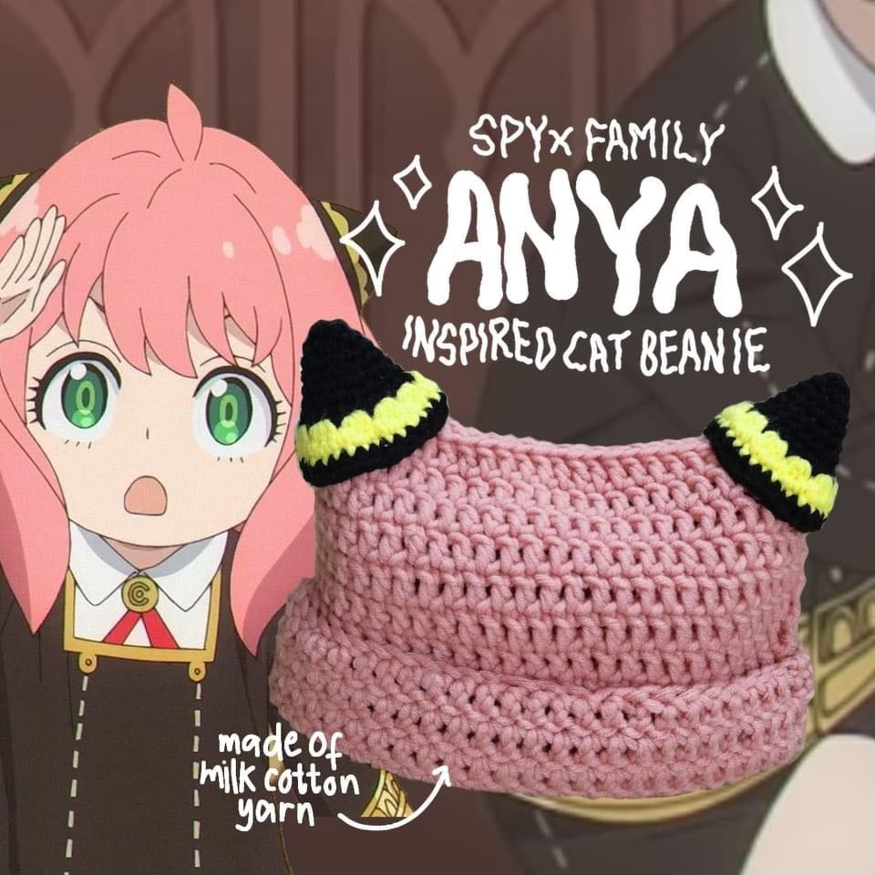 anya crochet beanie / hat, Women's Fashion, Watches & Accessories, Hats ...