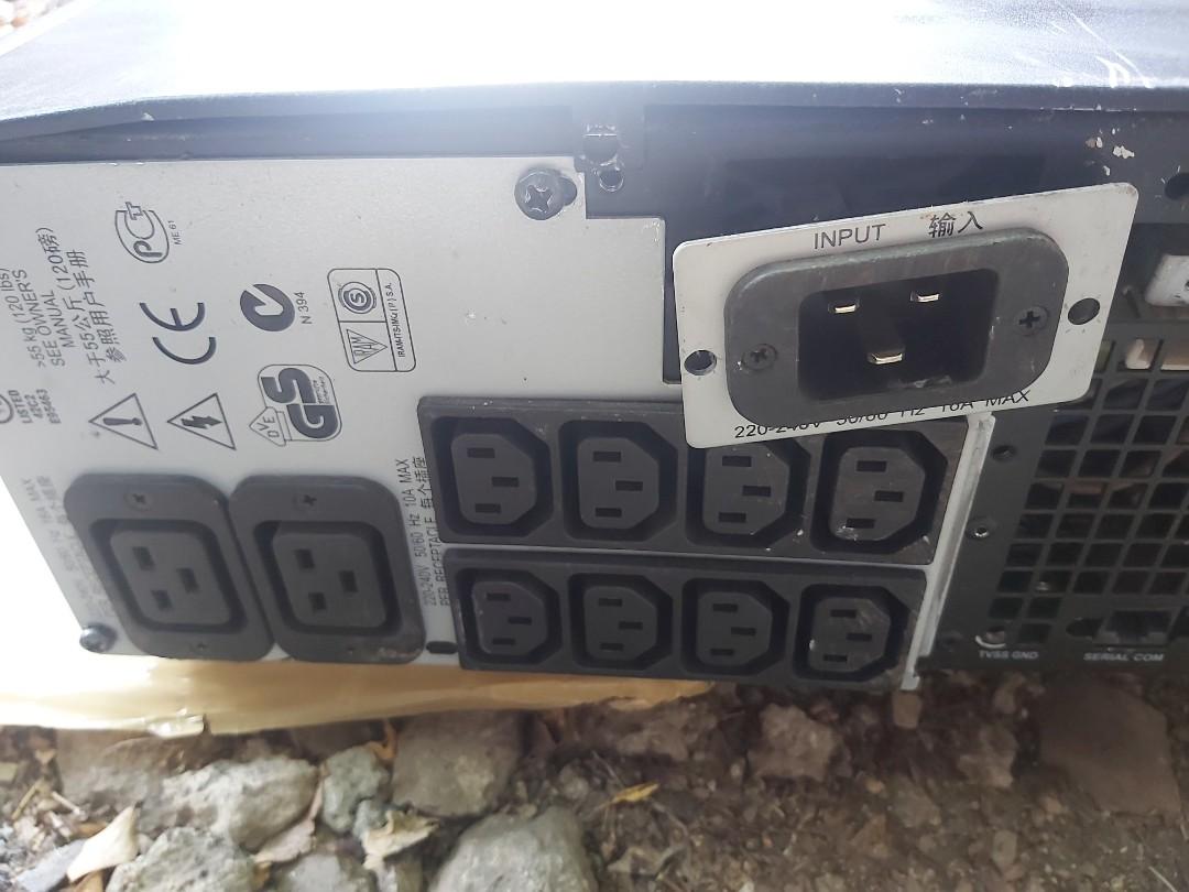 APC Smart-UPS Rack Tower 3000VA 2100W 220/230/240V 480J 10 Outputs ...