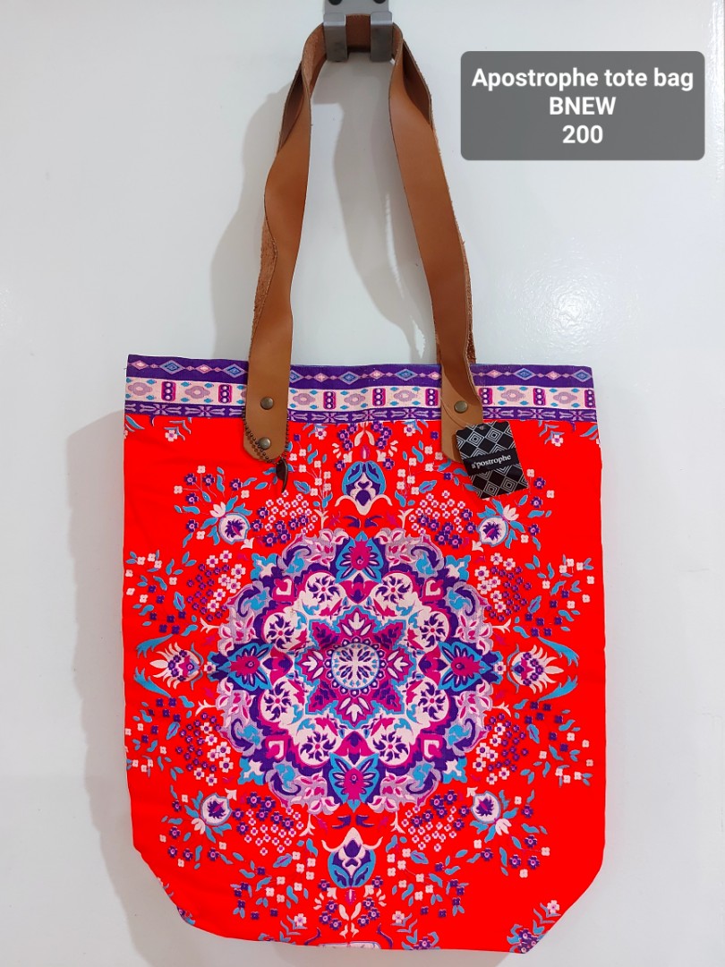 Apostrophe Tote Bag, Women's Fashion, Bags & Wallets, Tote Bags on ...