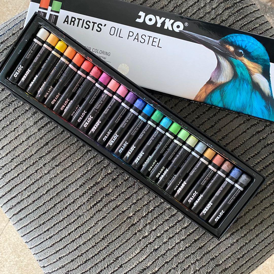 Artists Oil Pastel Joyko 24 Warna, Desain & Kerajinan Tangan, Alat ...