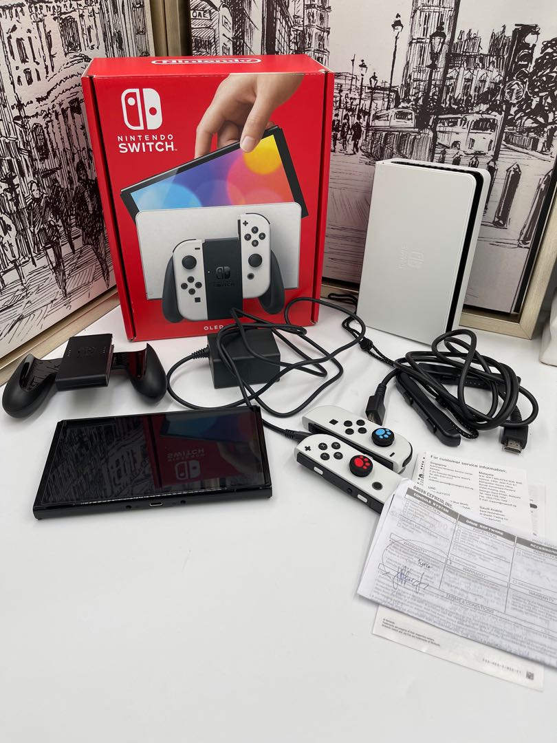Authentic Nintendo Oled Switch Complete With Box and Receipt, Video ...