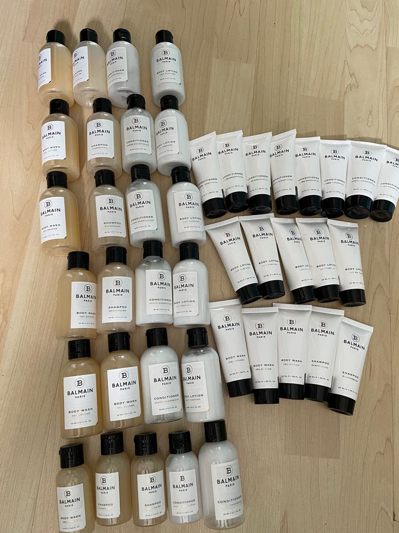 Balmain Body Wash + Shampoo + Conditioner + Body Lotion, Beauty ...