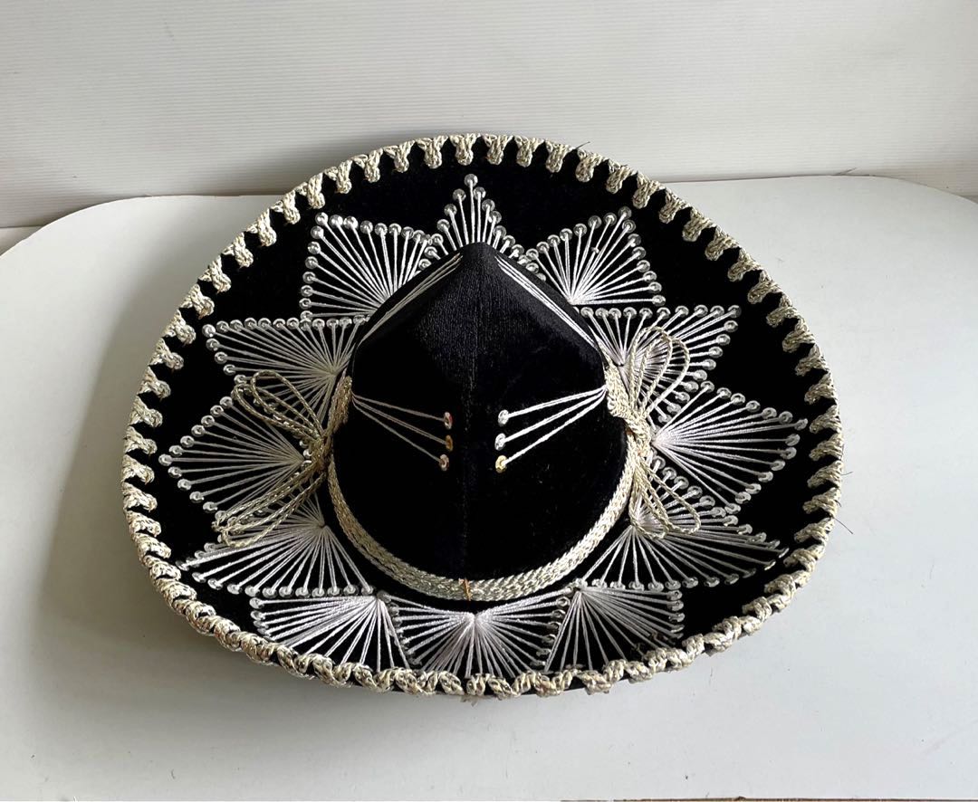 BN Lovely Rare Vintage 1980s Mexican Pigalle Sombrero Hat Authentic ...