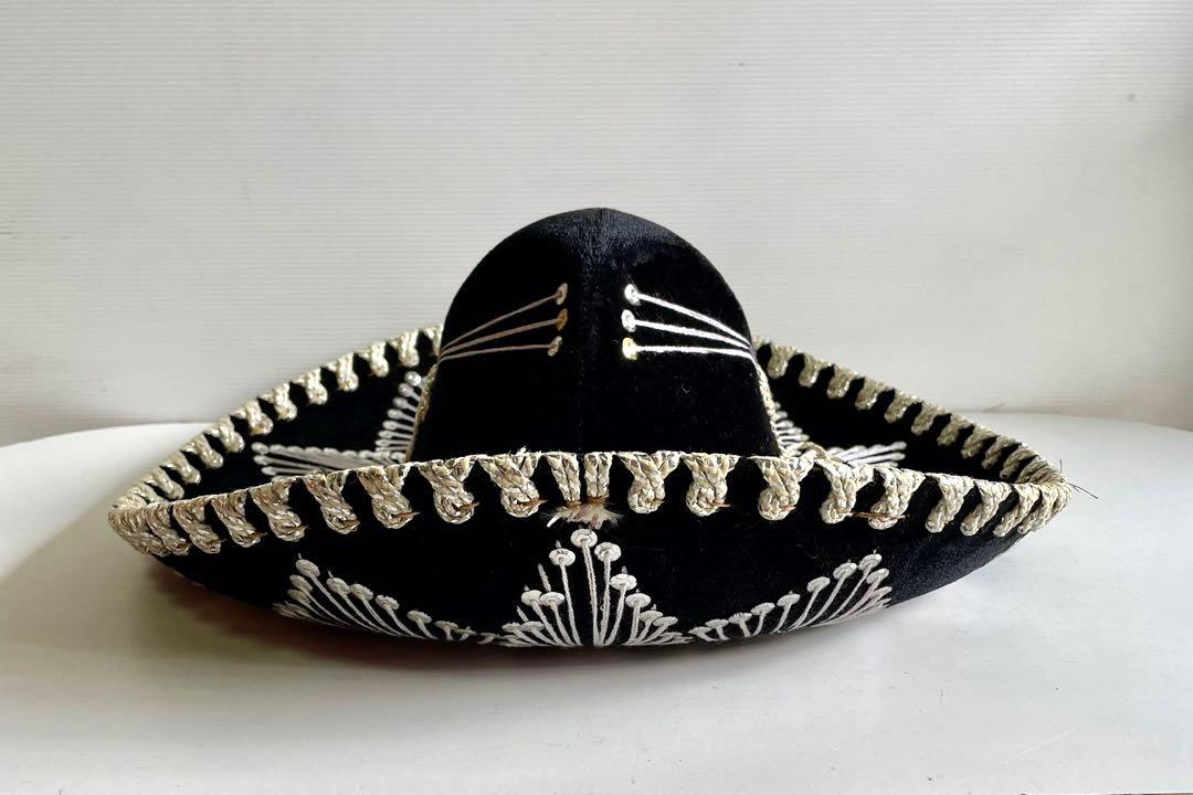 BN Lovely Rare Vintage 1980s Mexican Pigalle Sombrero Hat Authentic ...