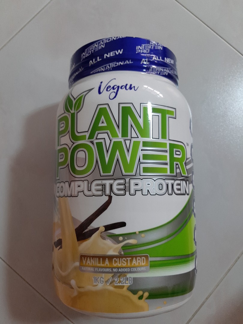 BN Vegan Plant Power Complete Protein Vanilla Custard 1kg, Food ...