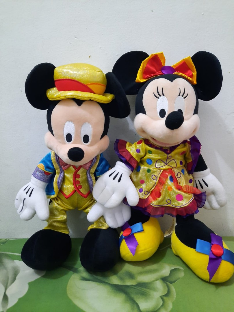 Boneka mickey minnie 10th anniversary hong kong disneyland, Toys ...