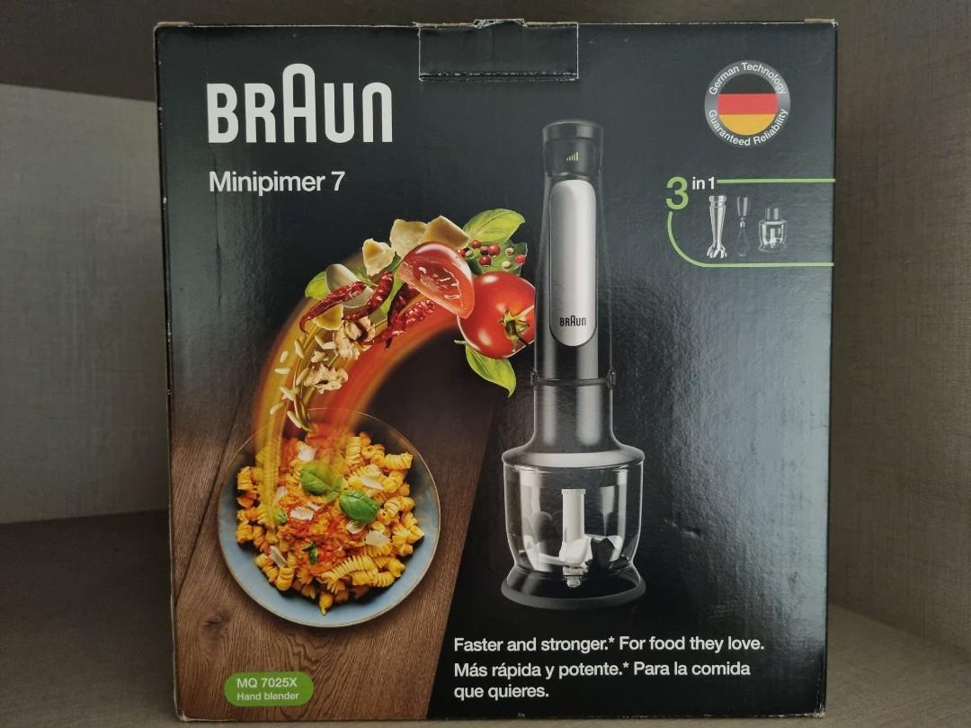 [BNIB] Braun multiquick 7 mq7025x hand blender, TV & Home Appliances ...