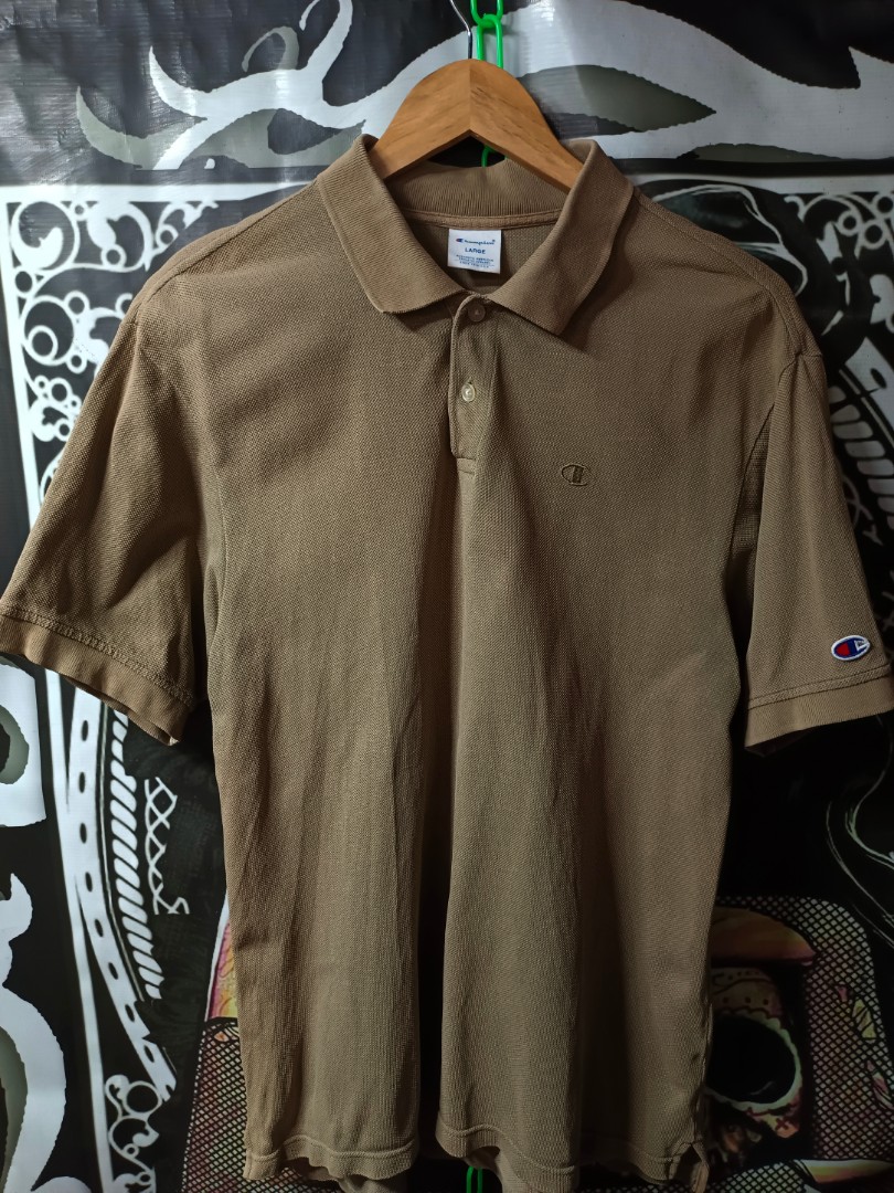 CHAMPION POLO SHIRT, Men's Fashion, Tops & Sets, Tshirts & Polo Shirts ...