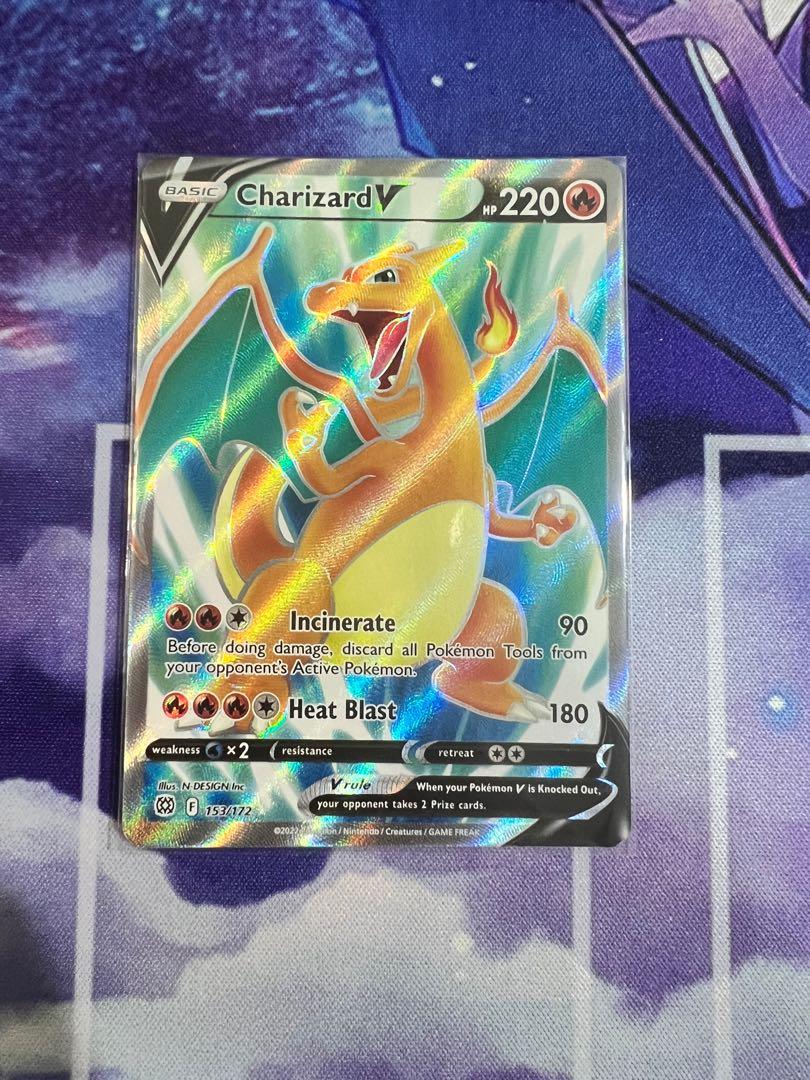 Charizard v full art - brilliant stars pokemon tcg, Hobbies & Toys ...