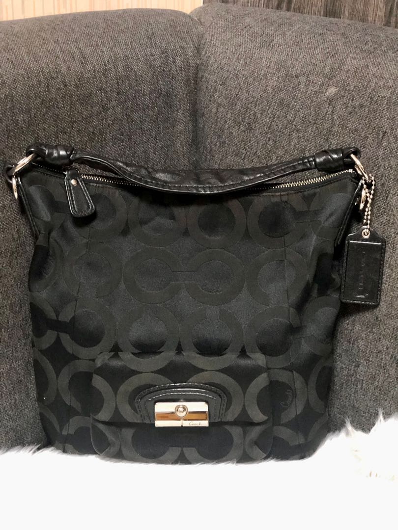 Coach 2 way Op Art, Luxury, Bags & Wallets on Carousell