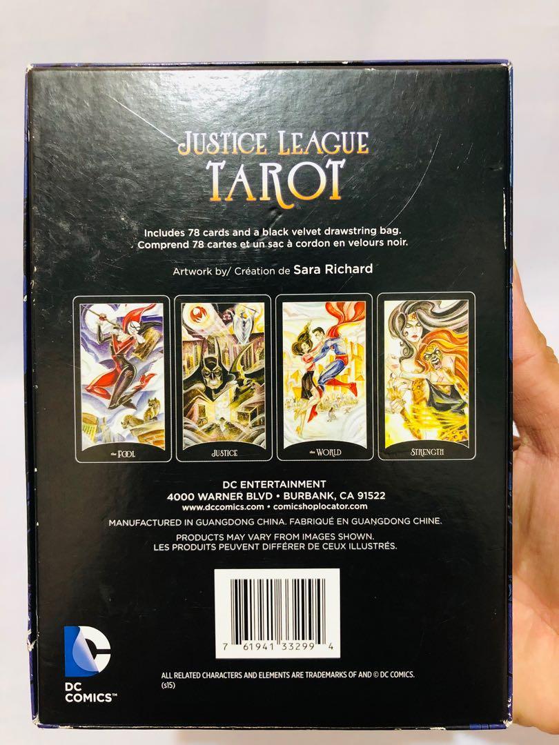 DC comics Tarot cards, Hobbies & Toys, Toys & Games on Carousell