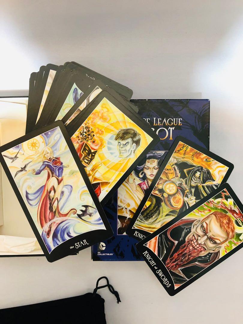 DC comics Tarot cards, Hobbies & Toys, Toys & Games on Carousell