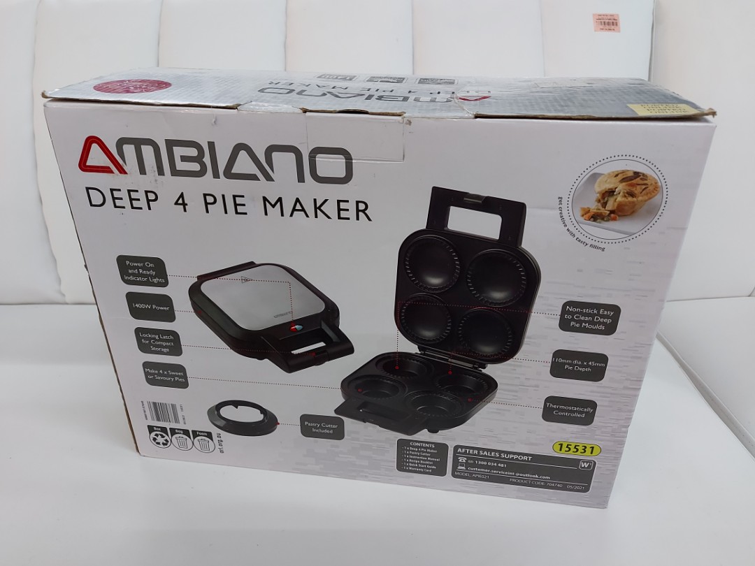 Deep 4 Pie Maker, TV & Home Appliances, Kitchen Appliances, Other ...