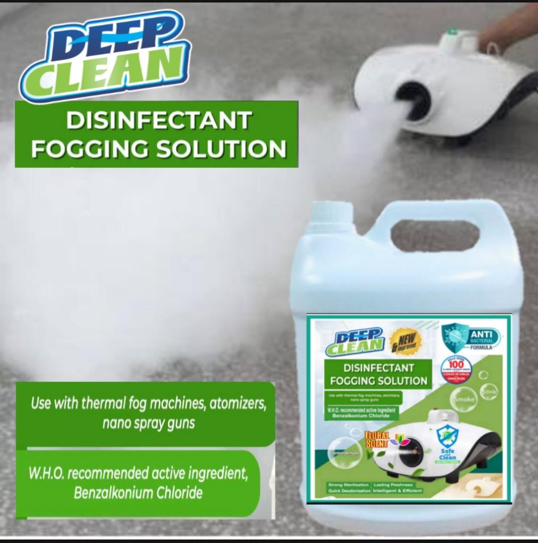 Deep Clean Disinfectant Fogging Solution, Beauty & Personal Care ...