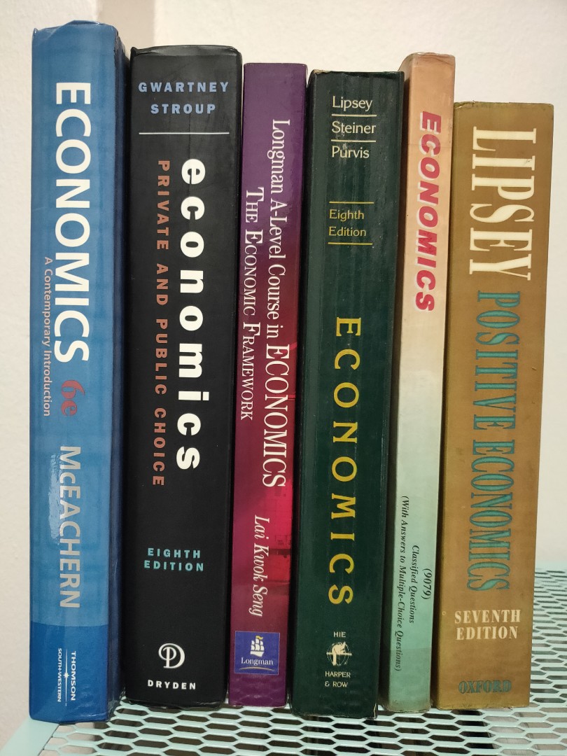 Economics books, Hobbies & Toys, Books & Magazines, Textbooks on Carousell