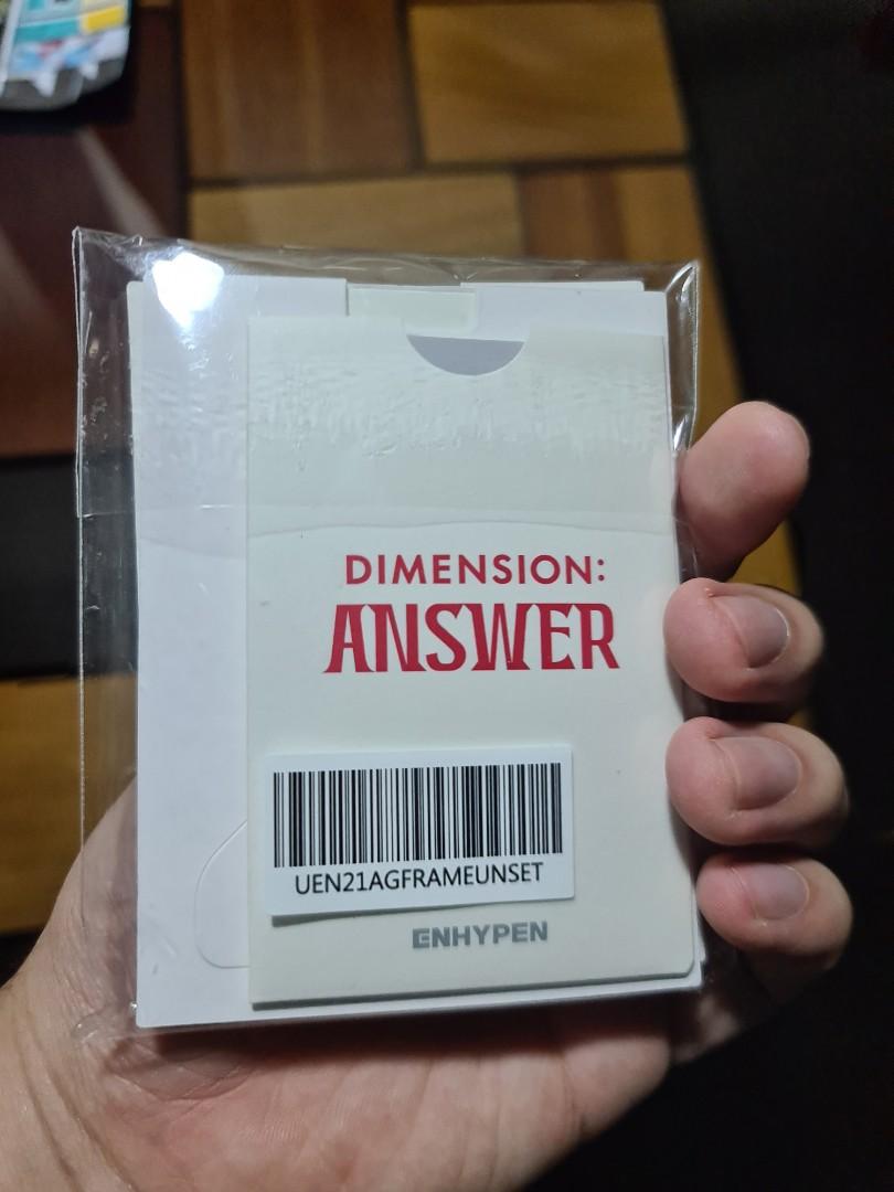 ENHYPEN Dimension Answer NO version unsealed with FULL INCLUSIONS & POB ...