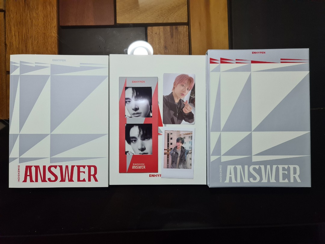 ENHYPEN Dimension Answer NO version unsealed with FULL INCLUSIONS & POB ...