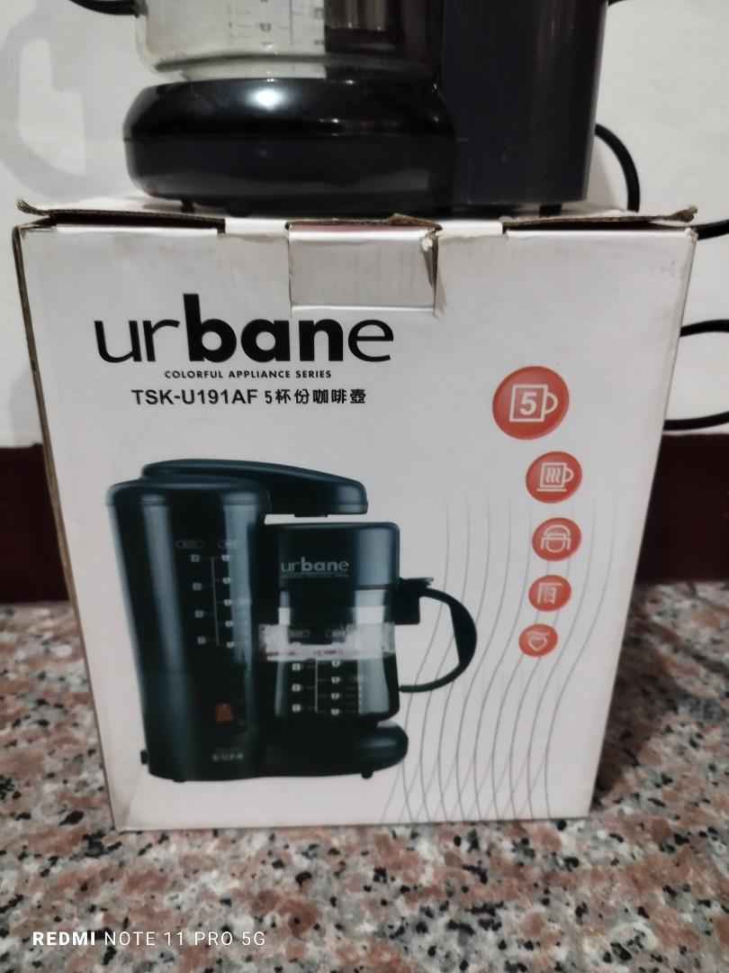 EUPA urbane 五杯份咖啡機/五杯份咖啡壺 Coffee Maker (型號TSK-U191AF)~使用一次, 電視及其他電器 , 廚房用品, 咖啡機及咖啡壺在旋轉拍賣