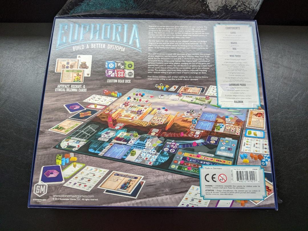 Euphoria board game, Hobbies & Toys, Toys & Games on Carousell