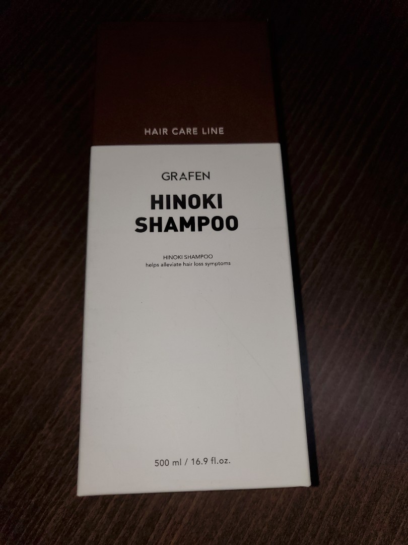 Free grafen hinoki shampoo, Beauty & Personal Care, Hair on Carousell