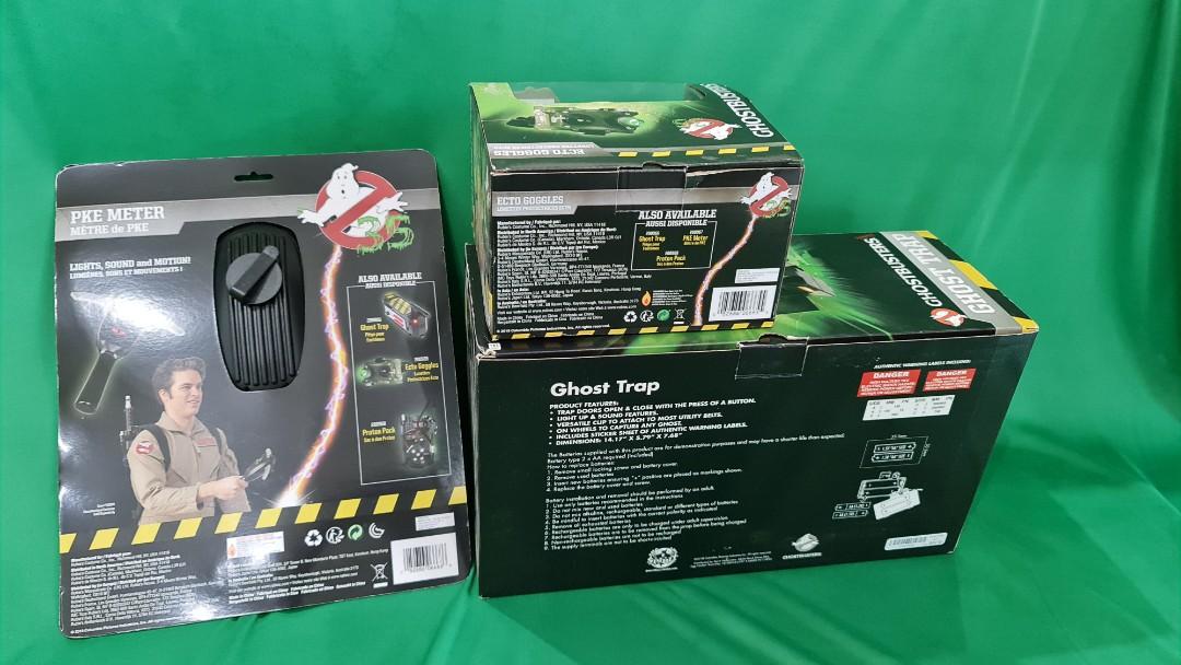Ghostbusters PKE Meter, Ecto Goggles & Ghost Trap, Hobbies & Toys, Toys ...