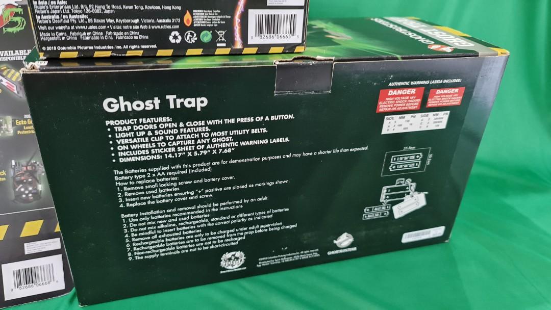 Ghostbusters PKE Meter, Ecto Goggles & Ghost Trap, Hobbies & Toys, Toys ...