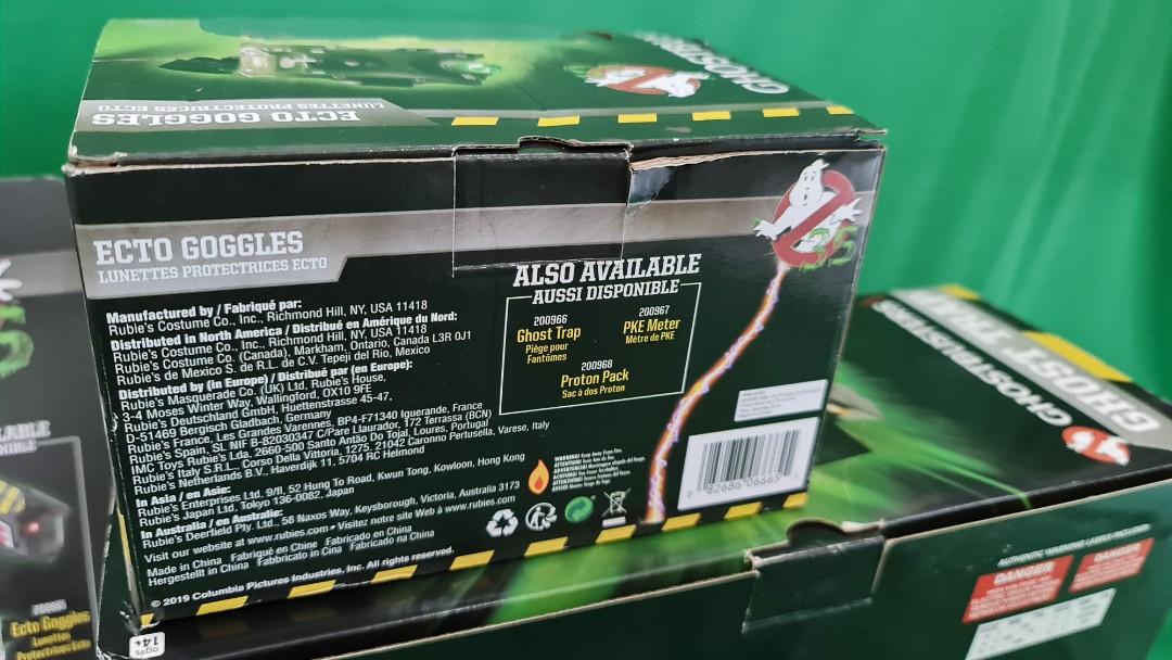 Ghostbusters PKE Meter, Ecto Goggles & Ghost Trap, Hobbies & Toys, Toys ...