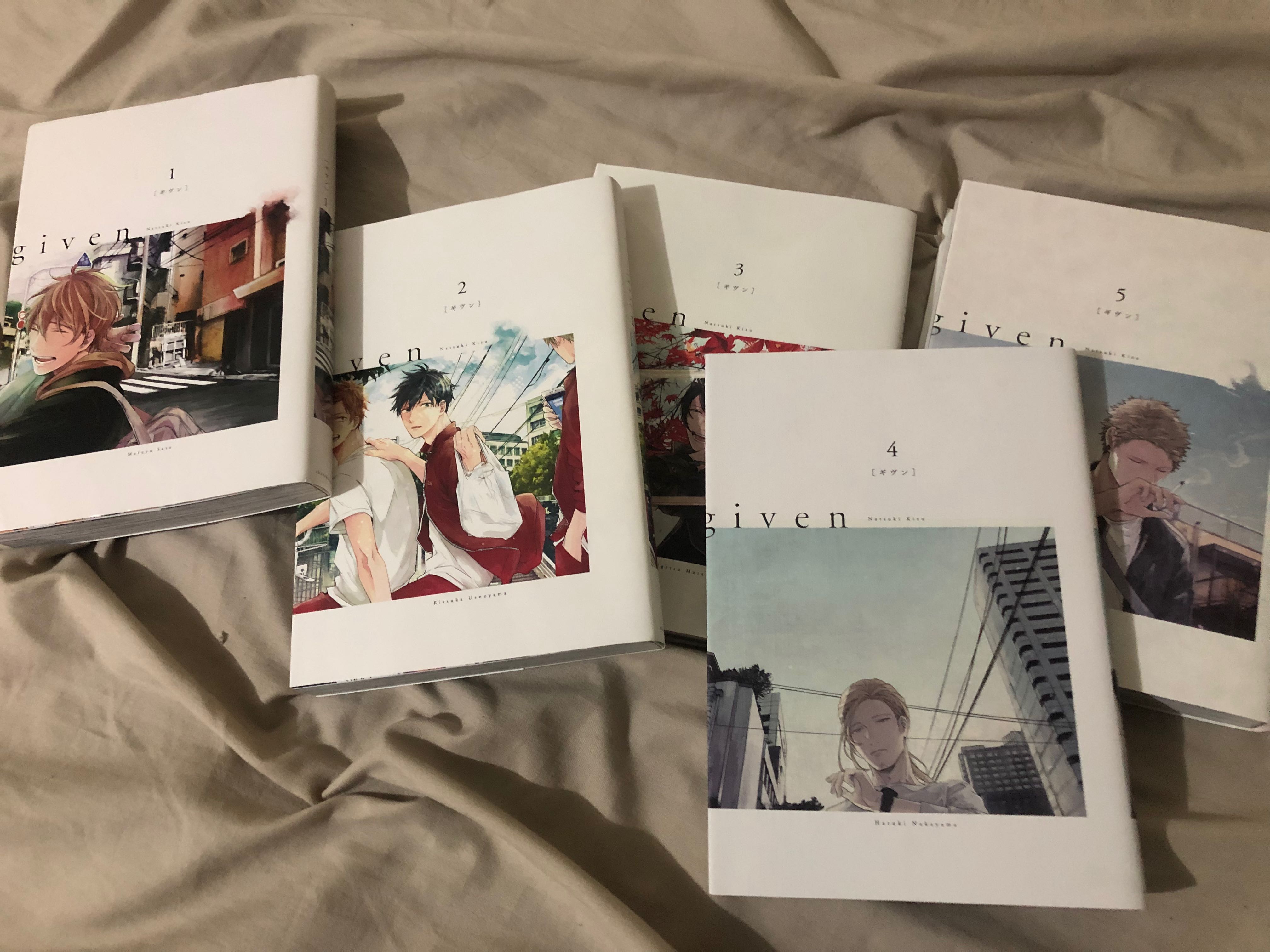 Given Vol. 1-5 Set English, Hobbies & Toys, Books & Magazines, Comics ...