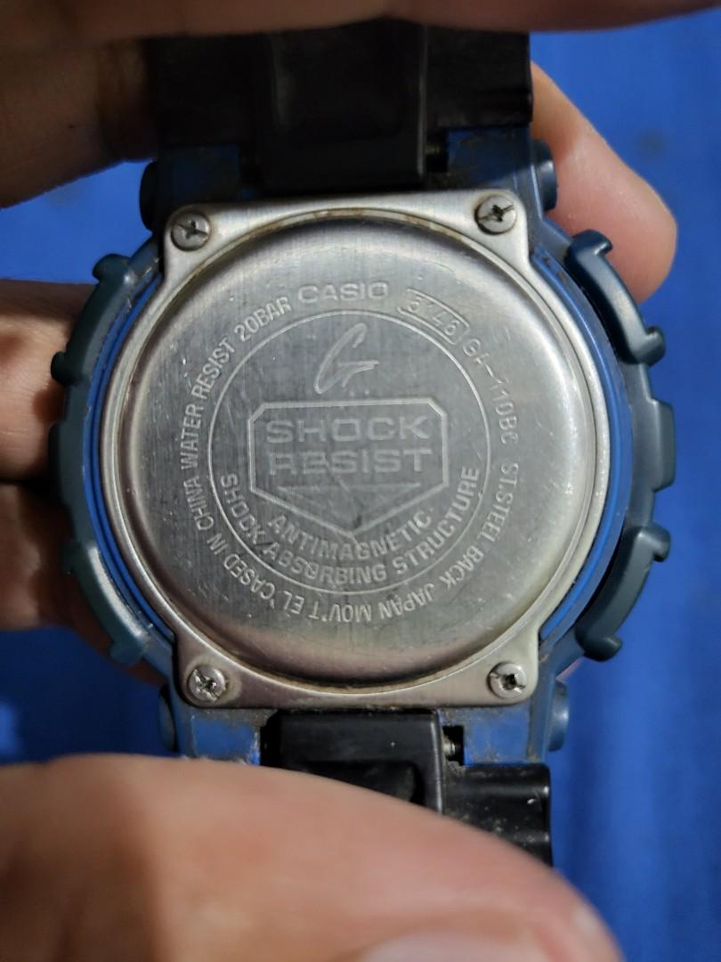 Gshock GA110 Blue, Men's Fashion, Watches & Accessories, Watches on ...
