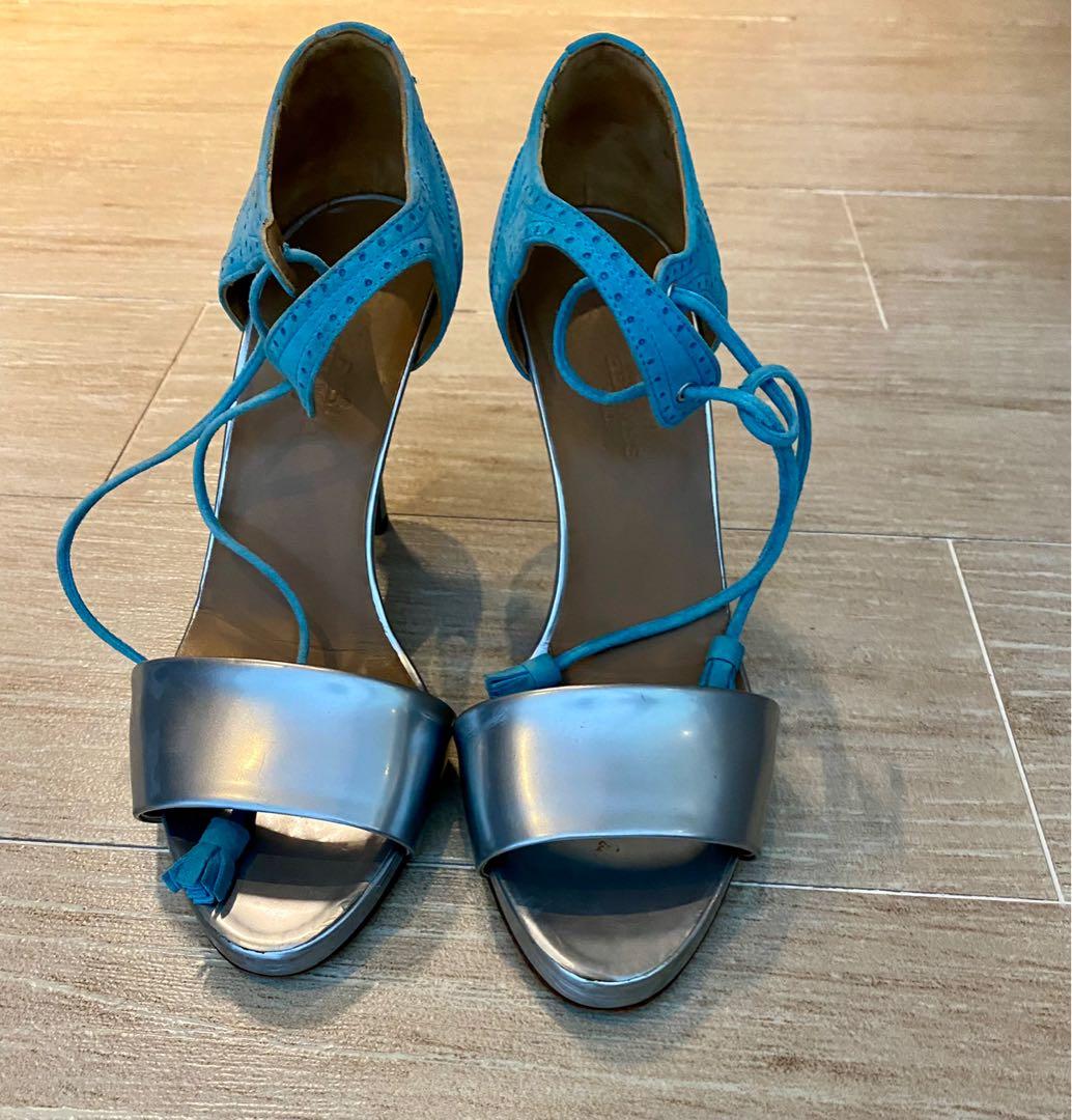 Hermes semelle cuir. Sandals heels. leather & Suede, Women's Fashion ...