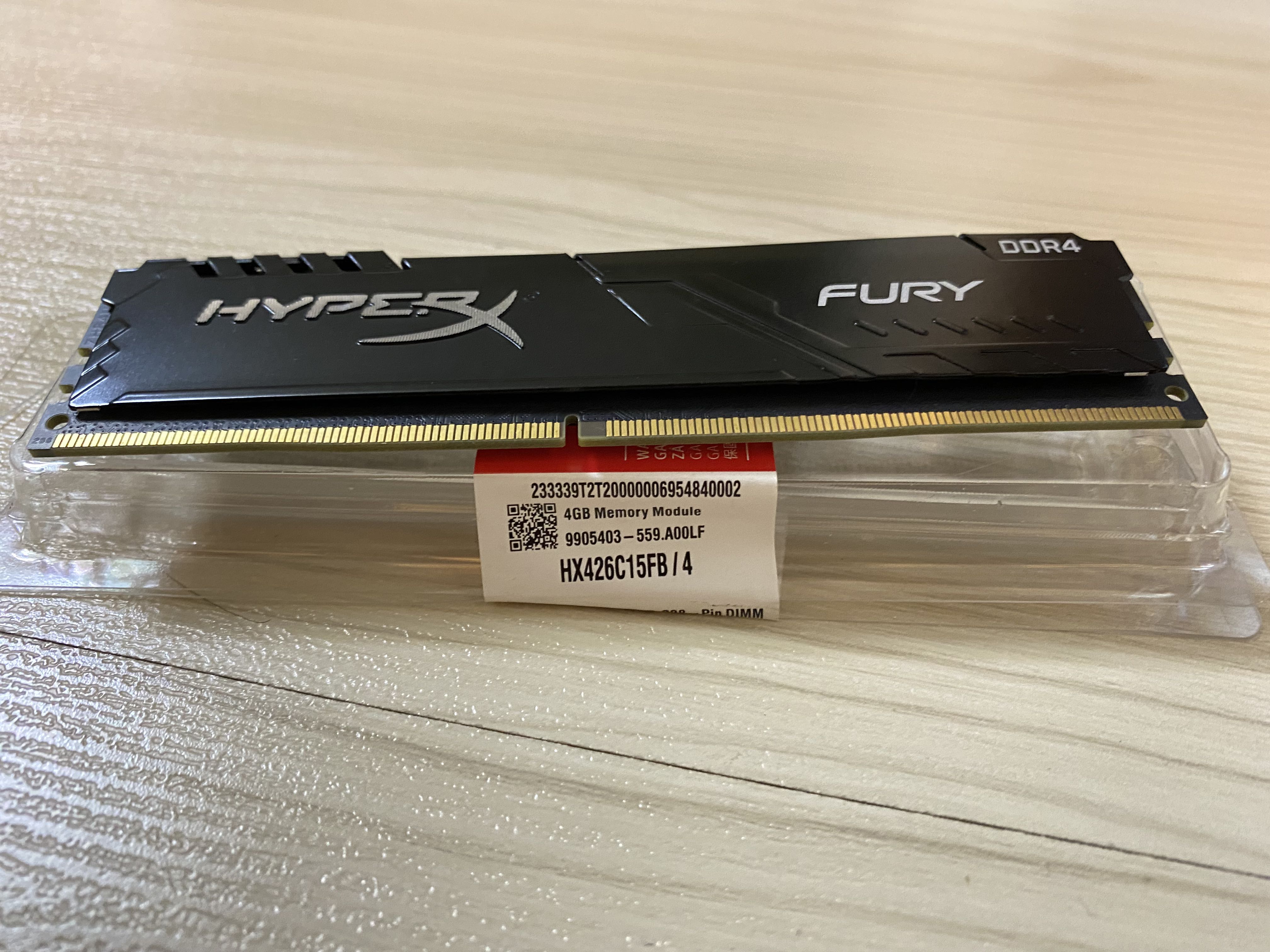 HyperX memory RAM DDR4: 4GB, Computers & Tech, Parts & Accessories ...