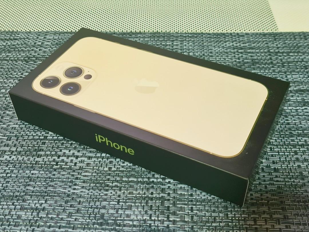 IPhone 13 Pro max - gold color set box, Mobile Phones & Gadgets, Mobile ...