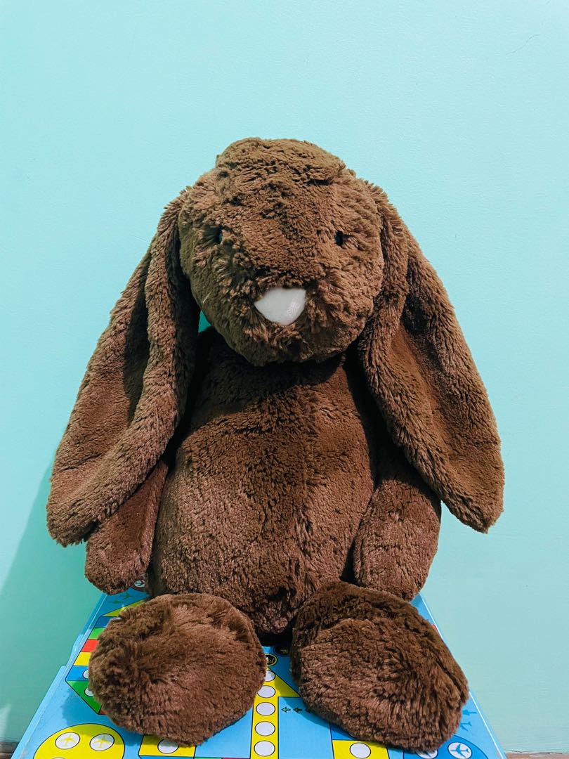 Jellycat London Authentic Bashful Fudge Bunny, Hobbies & Toys, Toys ...