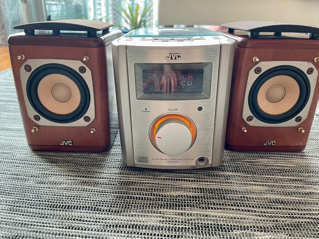 JVC UX 7000 Cherry Wood Home Audio System, 音響器材, Soundbar、揚聲器、藍牙喇叭、耳擴 ...