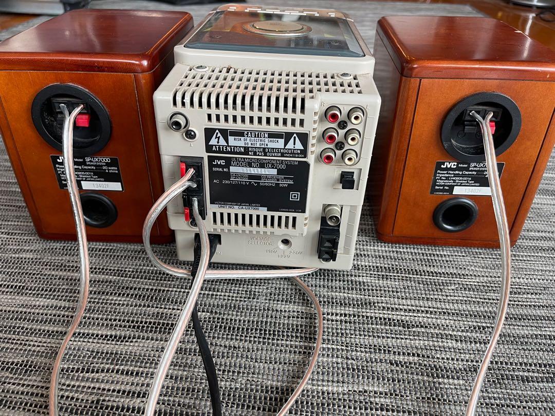 JVC UX 7000 Cherry Wood Home Audio System, 音響器材, Soundbar、揚聲器、藍牙喇叭、耳擴 ...