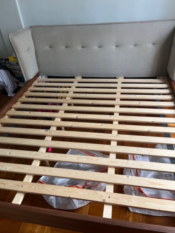 King size bed frame from Casterly, Furniture & Home Living, Furniture ...