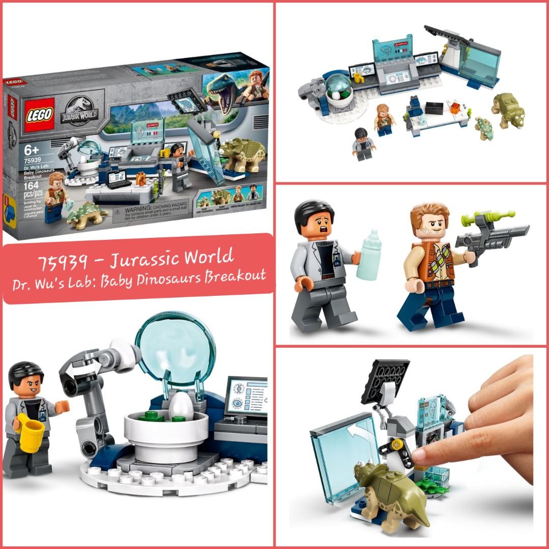 Lego 76939 Jurassic World Stygimoloch Dinosaur Escape, 41253 Trolls ...