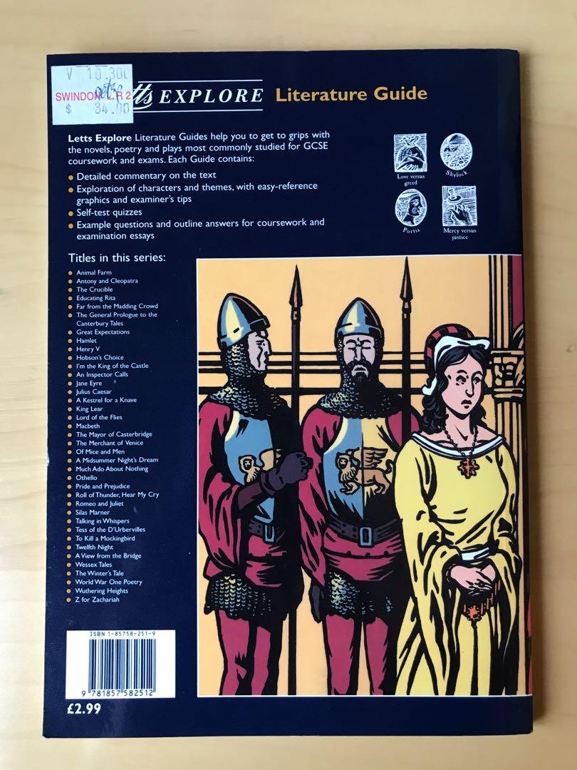 Literature Guide: The Merchant of Venice (William Shakespeare), 興趣及遊戲 ...