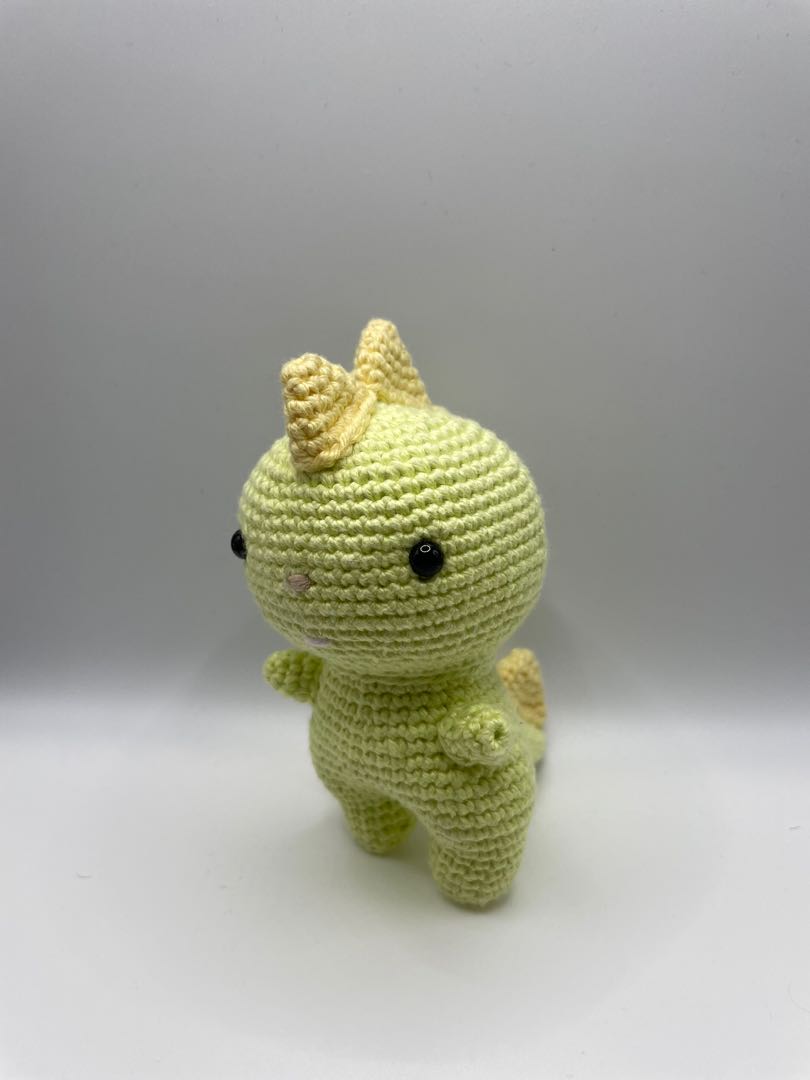 Little Green Dinosaur, Hobbies & Toys, Stationery & Craft, Handmade ...
