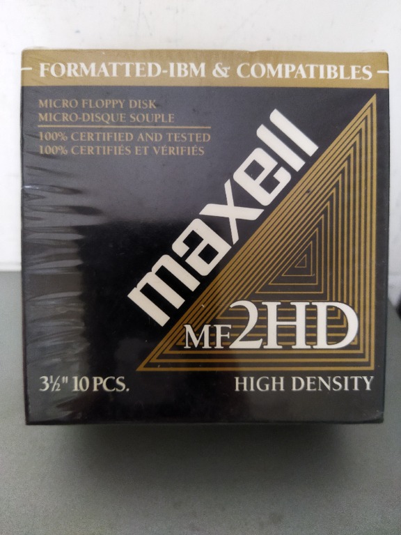 Maxwell 3 1/2" Floppy Disk 2HD 磁碟, 電腦＆科技, 電腦周邊及配件, 其他 - Carousell