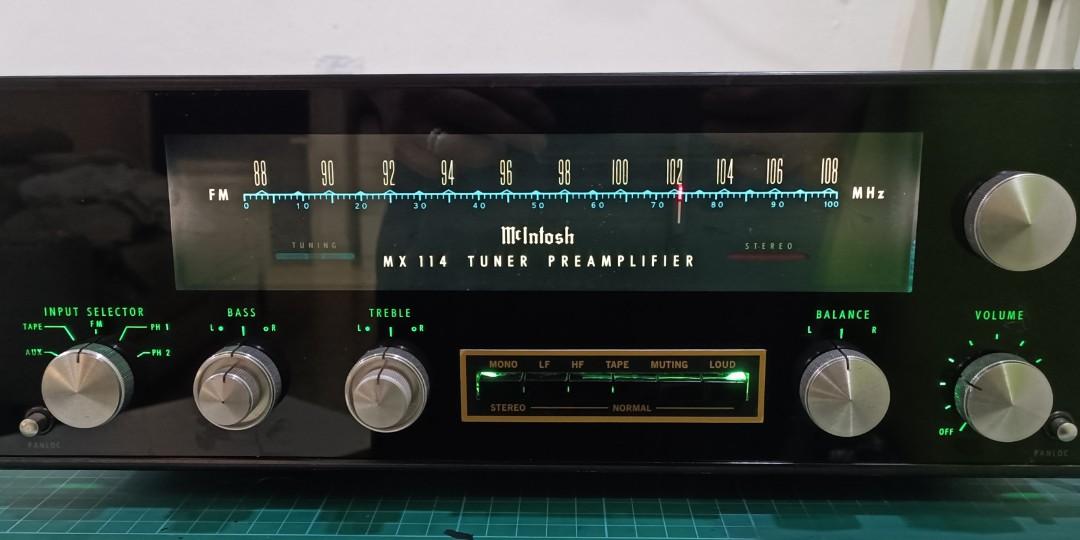 McIntosh mx114 preamplifier with FM tuner, Audio, Soundbars, Speakers ...