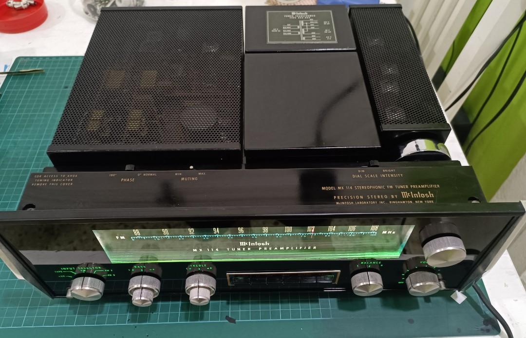McIntosh mx114 preamplifier with FM tuner, Audio, Soundbars, Speakers ...