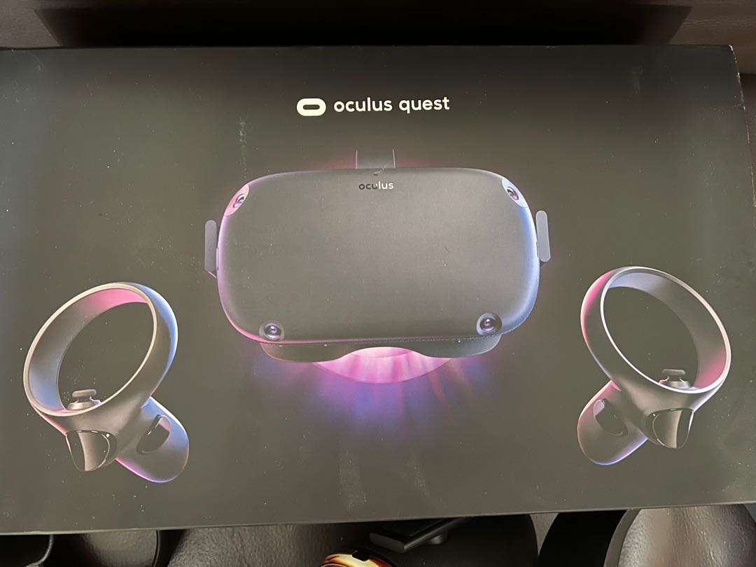 抵玩之選 Meta Oculus Quest 1 vr. 遊戲機64GB 連盒 靚頭帶 新淨 睇戲 打機 , 電子遊戲, 電子遊戲機, 其他 ...