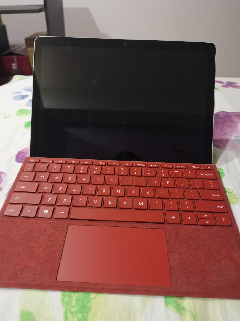 Microsoft surface go 2 4425Y/4GB/64GB + Poppy red keyboard, Mobile ...