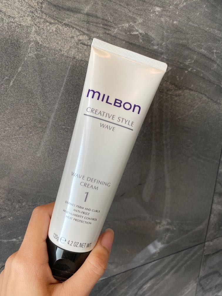 Milbon Wave Cream, Beauty & Personal Care, Hair on Carousell
