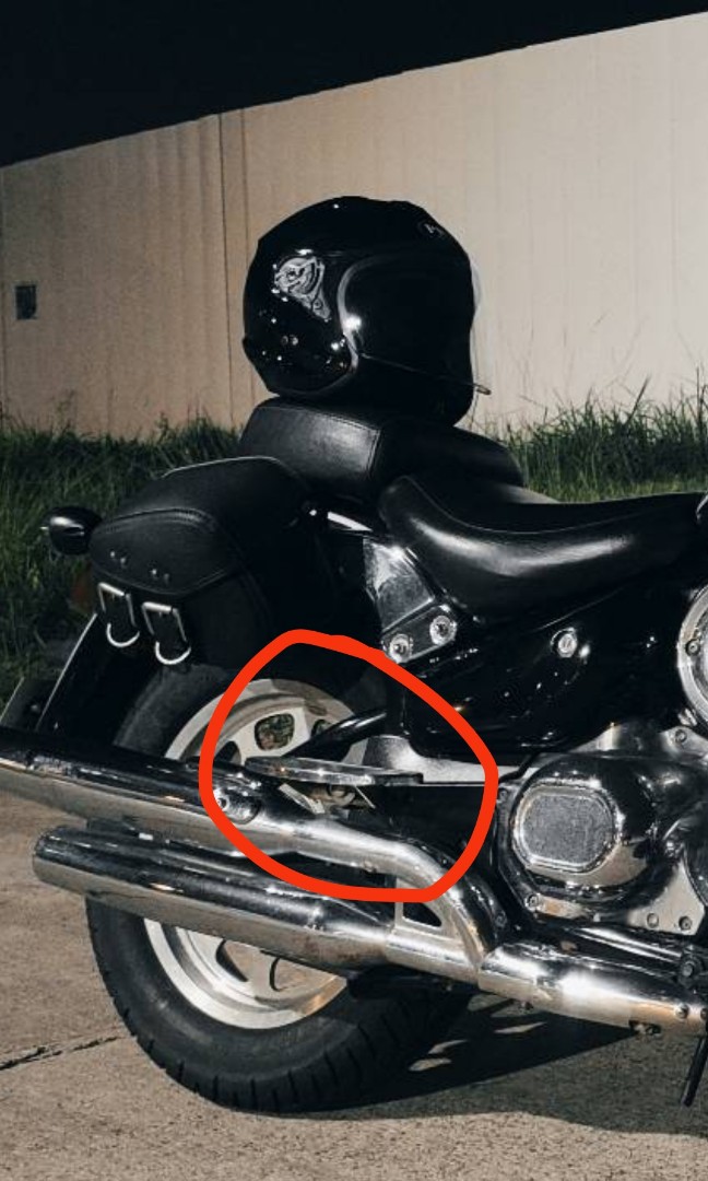 Daelim Daystar Motorcycle Leg Rest, Motorcycles, Motorcycle Accessories ...