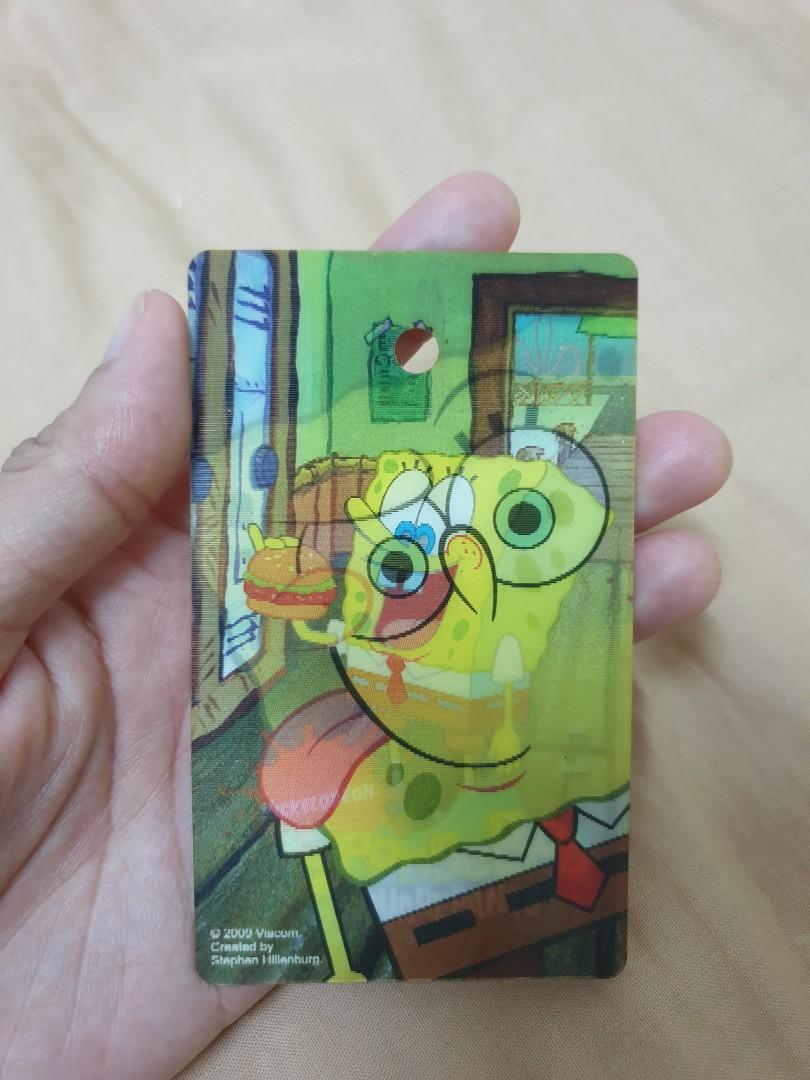 Nestle Spongebob NN Rare Lenticular Motion Promo Card 2009, Hobbies ...